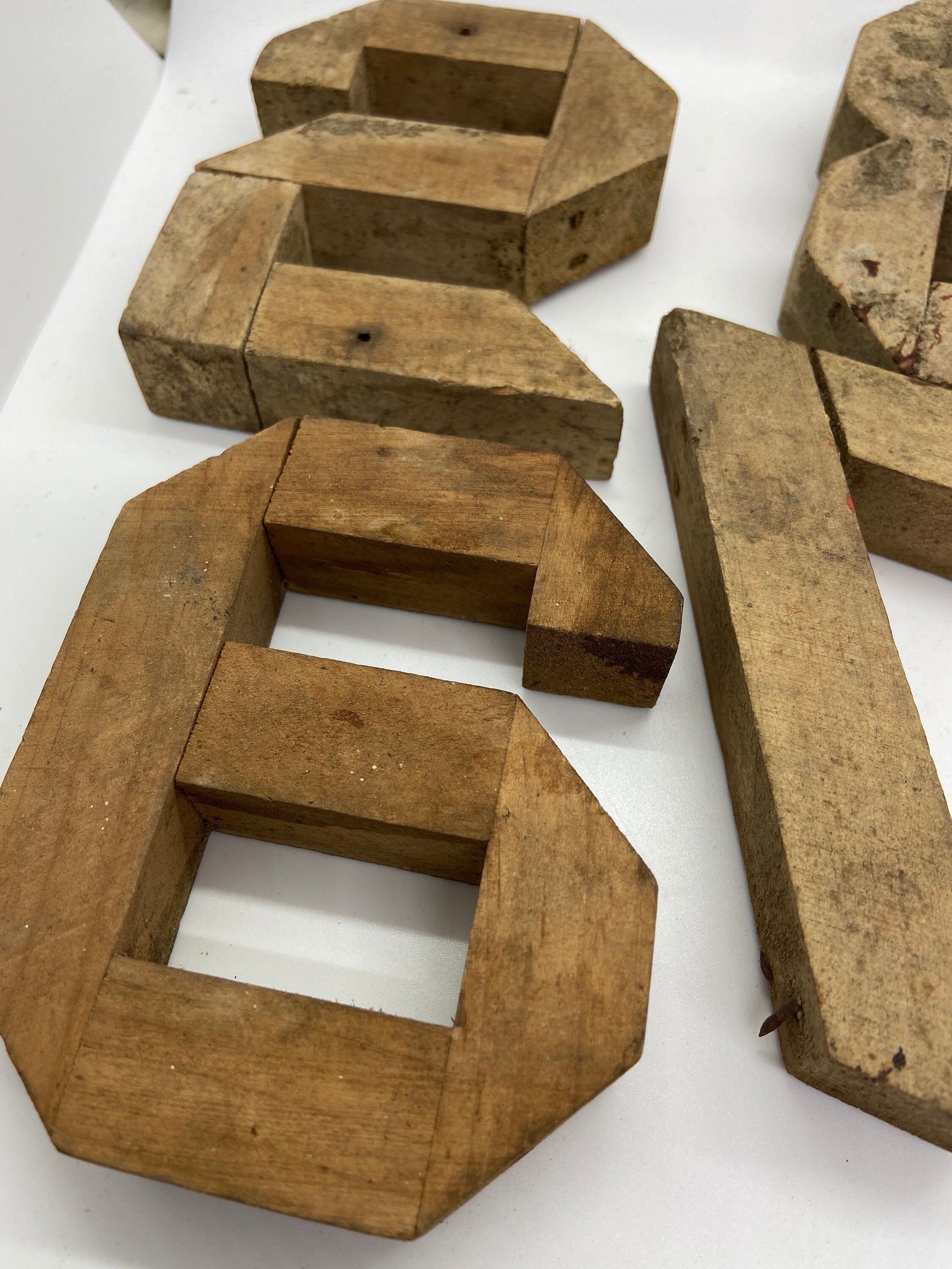 Letters Wood Letters Vintage Wooden Sign Letters Wonderful - Etsy UK