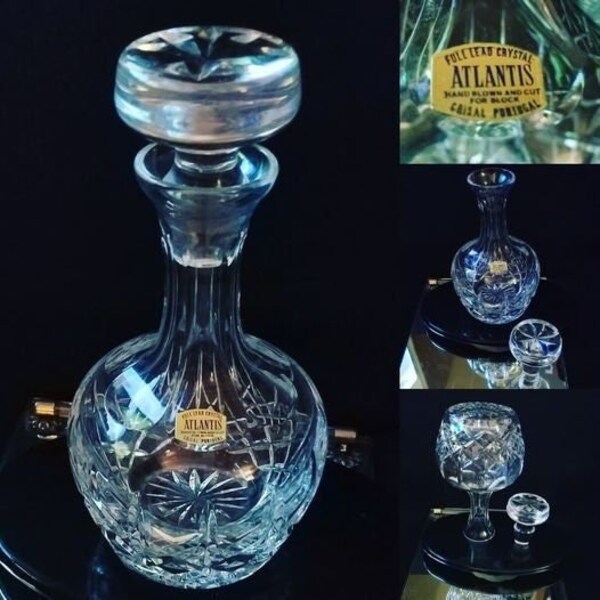 Atlantis Crystal Decanter - Etsy