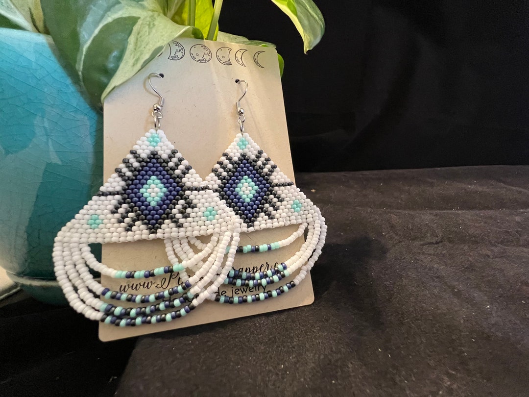 Native American Fringe Bluebird - Etsy