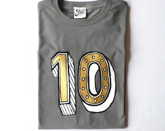 10th birthday shirt | Etsy