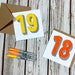 Handmade Number Birthday Card. Personalised Greetings. | Etsy