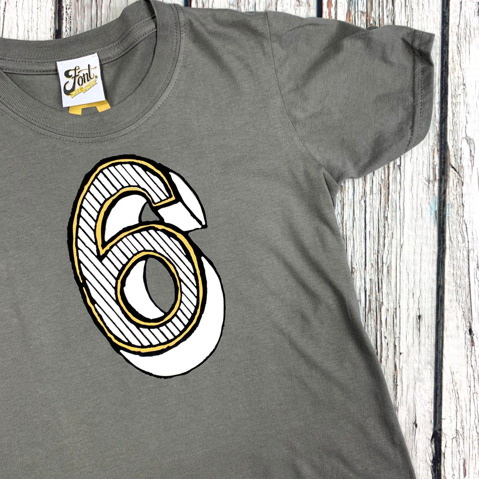 Number Six T-shirt- Kids 6 Tshirt- 6th Birthday Outfit for Boy or Girl ...