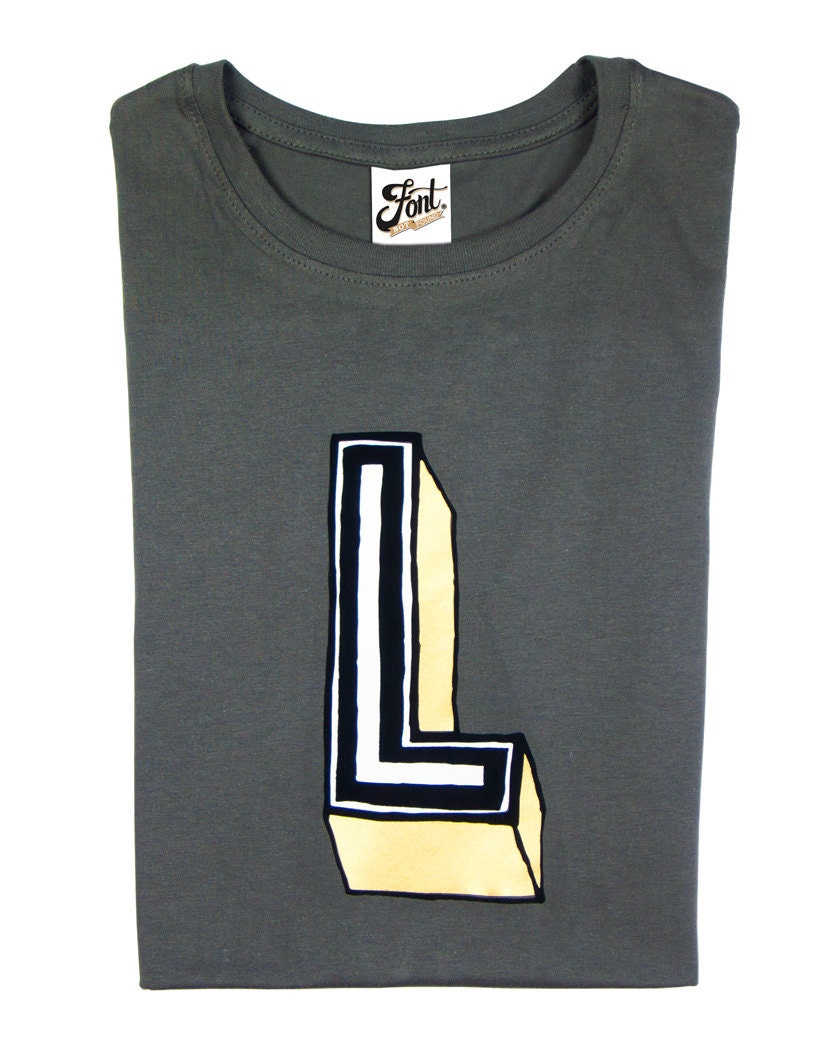 Kids Monogram T-shirt. Personalize Clothing With Your Child's Initial ...