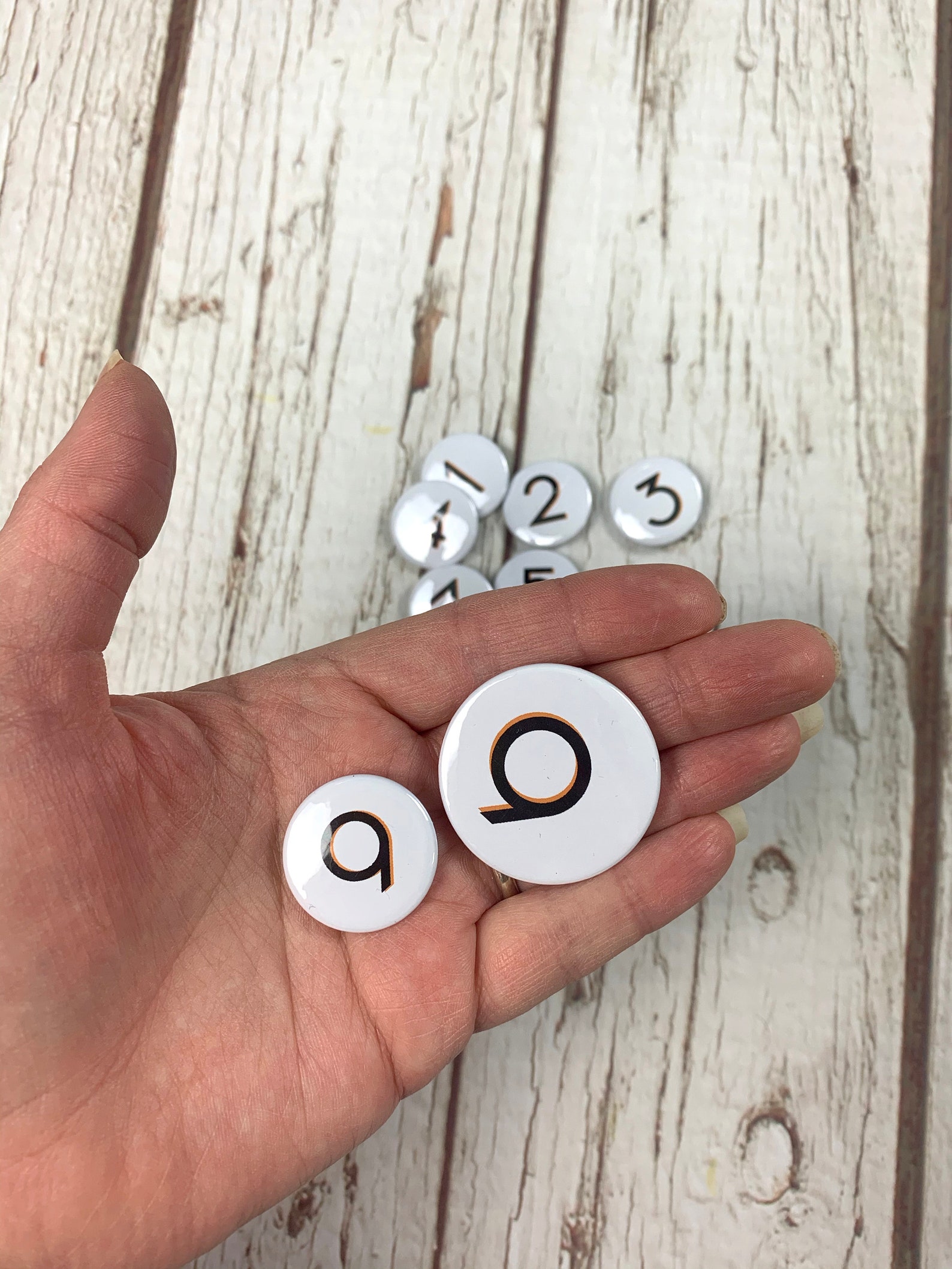 Birthday Pin Button Badge. Black & White. Number's 1 2 | Etsy