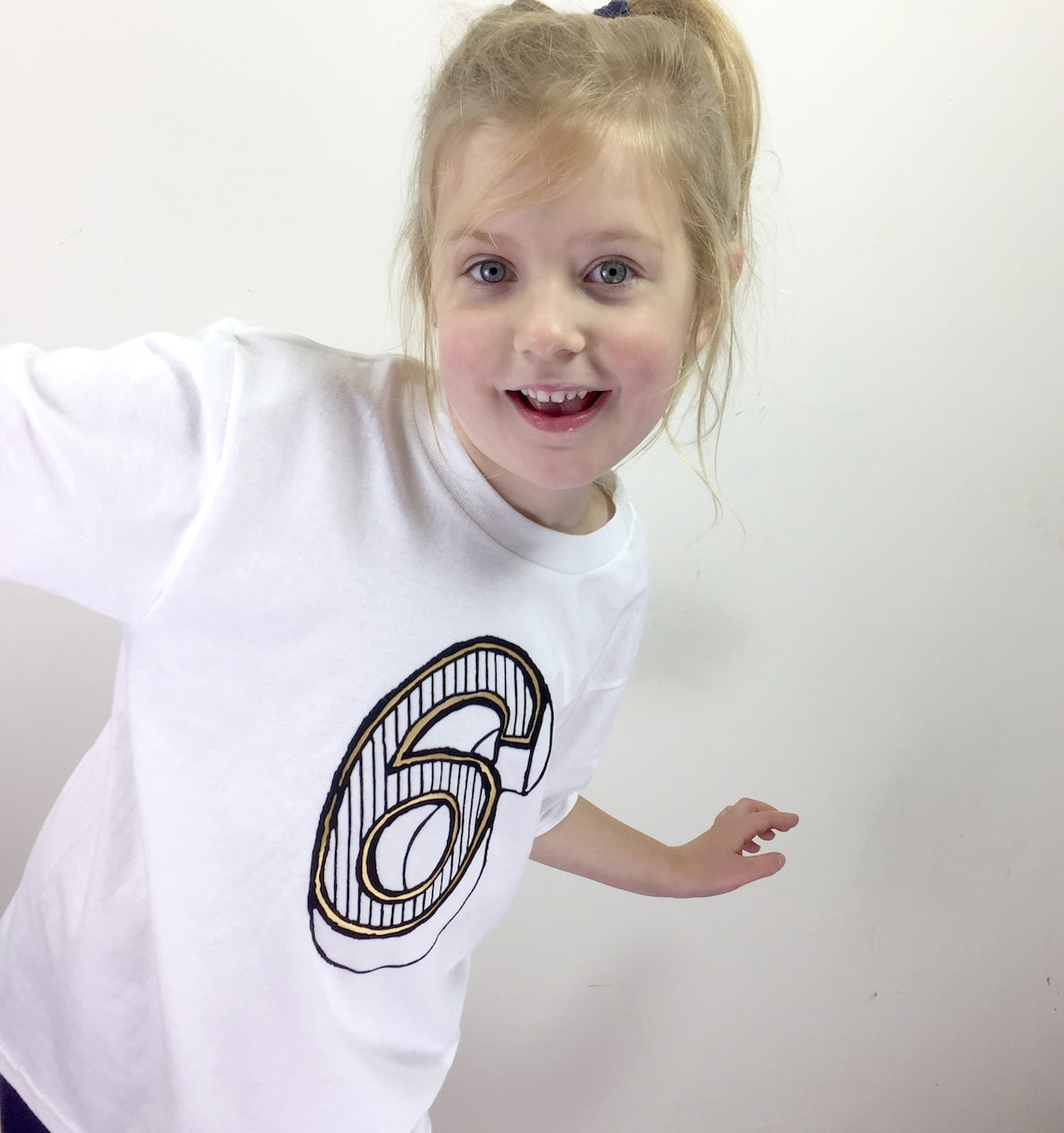 Number Six T-shirt- Kids 6 Tshirt- 6th Birthday Outfit for Boy or Girl ...