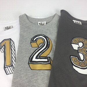 Number Three T-shirt- Child's 3rd Birthday Shirt- Magic No.3 Kids Tee ...