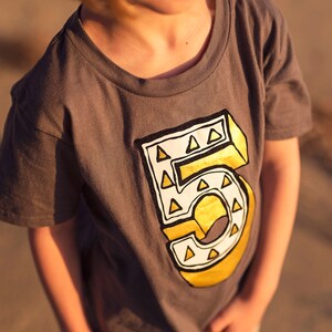 Number Three T-shirt- Child's 3rd Birthday Shirt- Magic No.3 Kids Tee ...