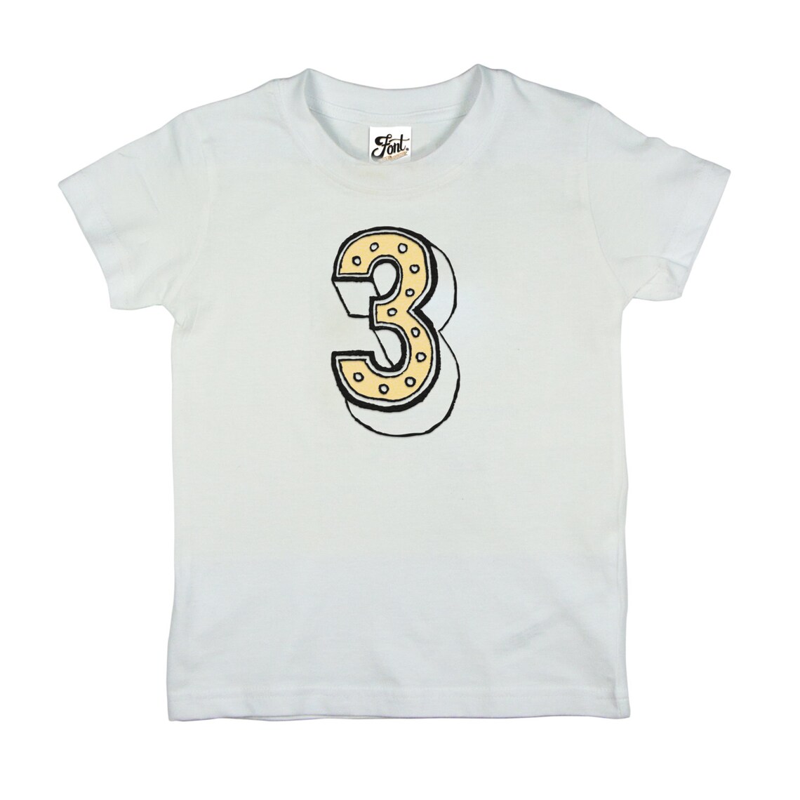 Number Three T-shirt Child's 3rd Birthday Shirt Magic | Etsy