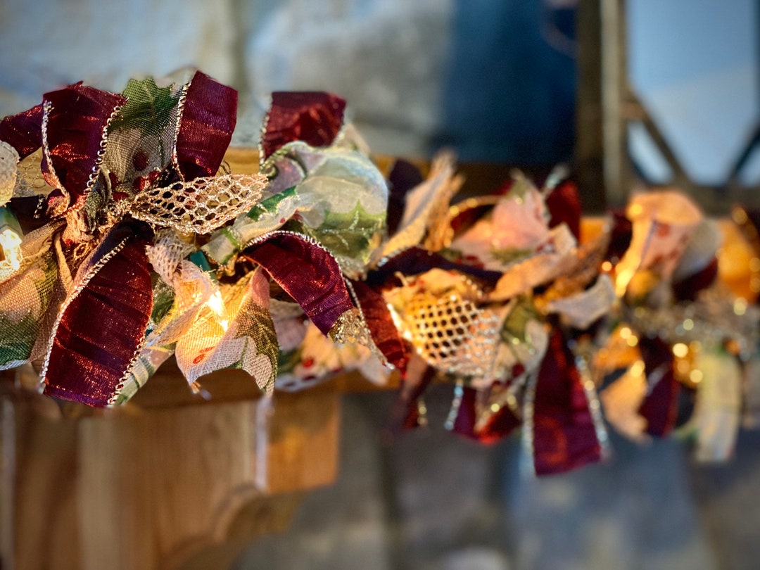 8ft Lighted Christmas Garland, Christmas Garland, Lighted Garlands ...