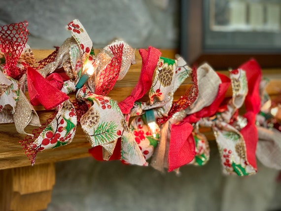 5ft Lighted Christmas Garland Holiday Garlands Holiday Decor Christmas Decor Christmas Mantle Christmas Gifts Gifts Etsy Ireland
