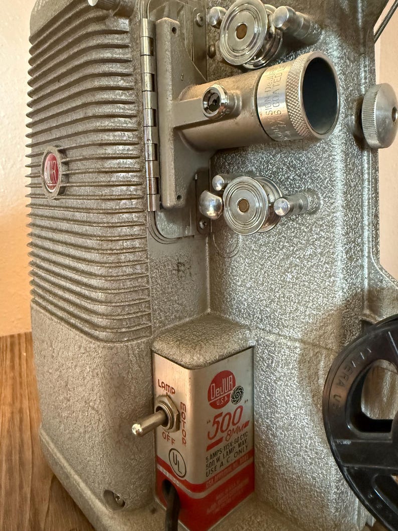 Vintage 8mm Dejur 500 Movie Projector Table Lamp - Etsy