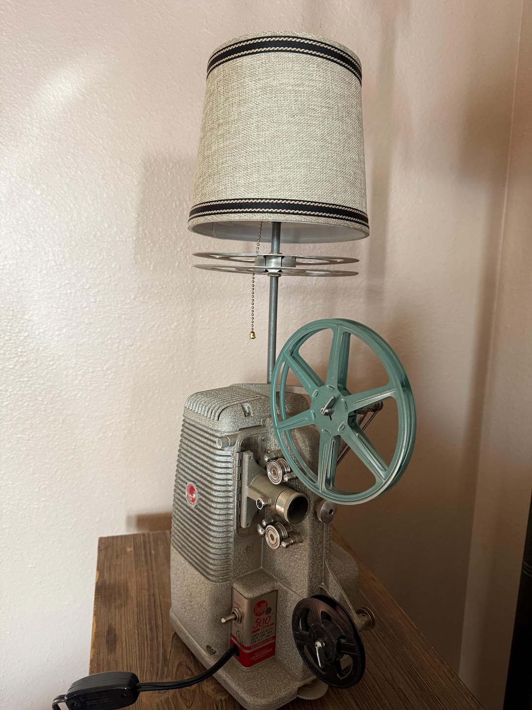 Vintage 8mm Dejur 500 Movie Projector Table Lamp - Etsy