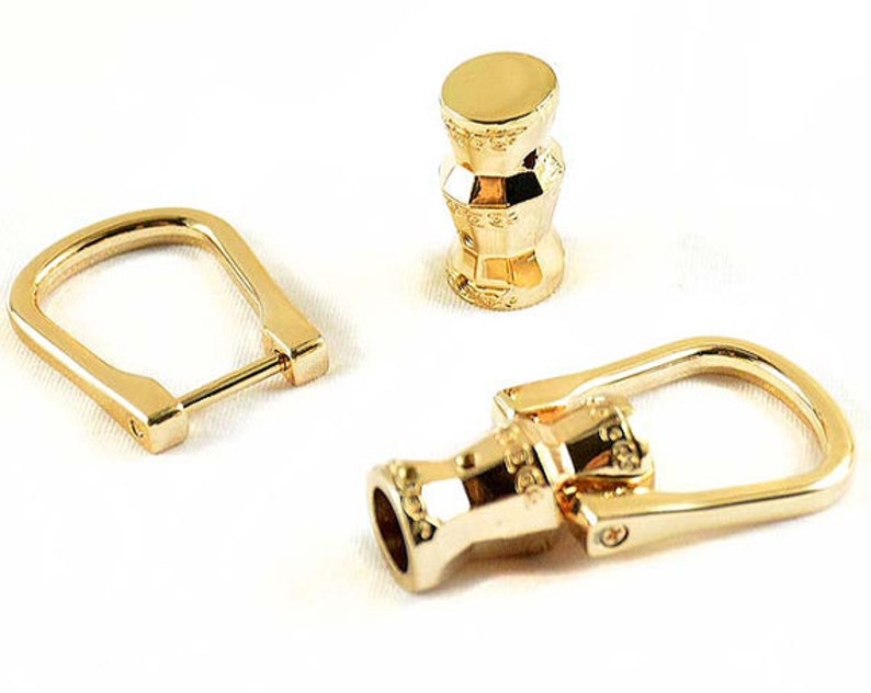 4pcs Gold Removable Purse D-Rings Strap Silver D Ring Bag | Etsy