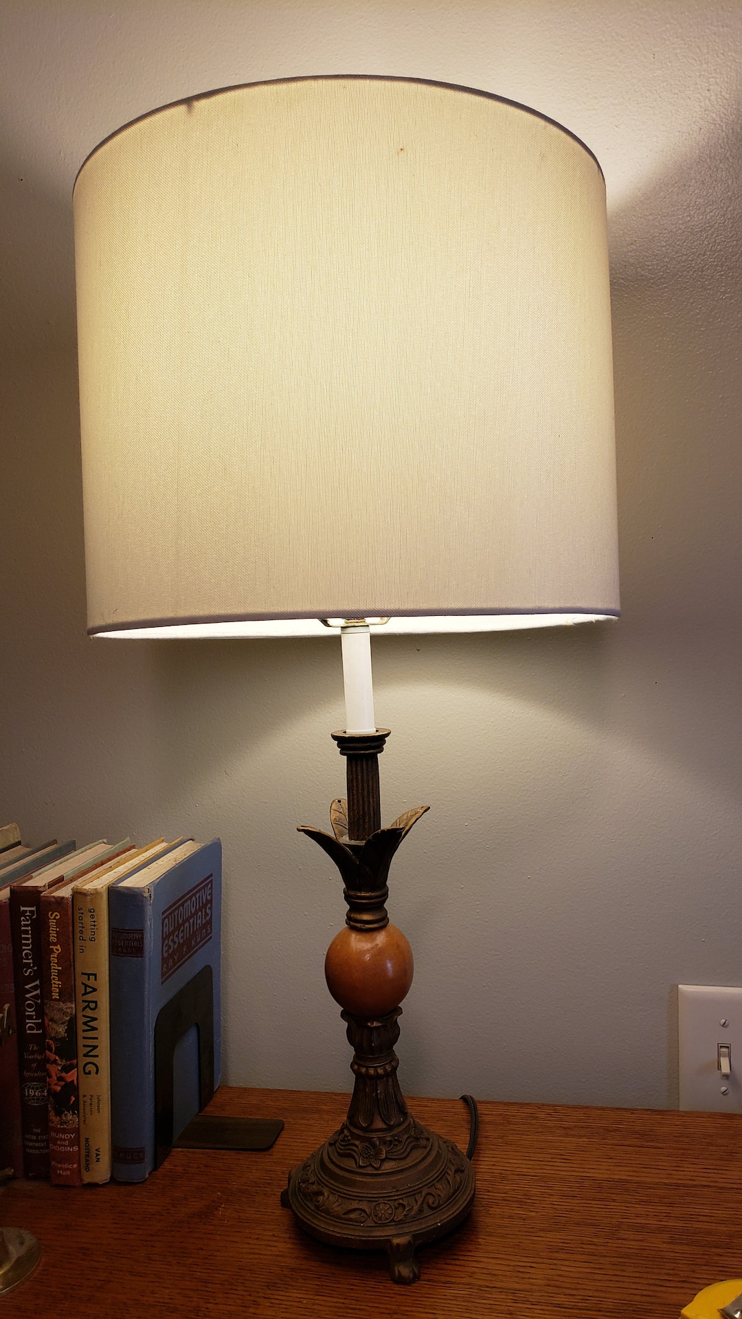 Victorian Antique Copper Brass Replica Table Lamp - Etsy