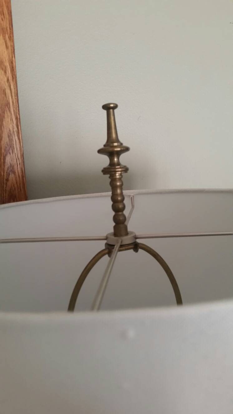 Vintage Stiffel Solid Brass Lamp Trophy Style Hollywood - Etsy