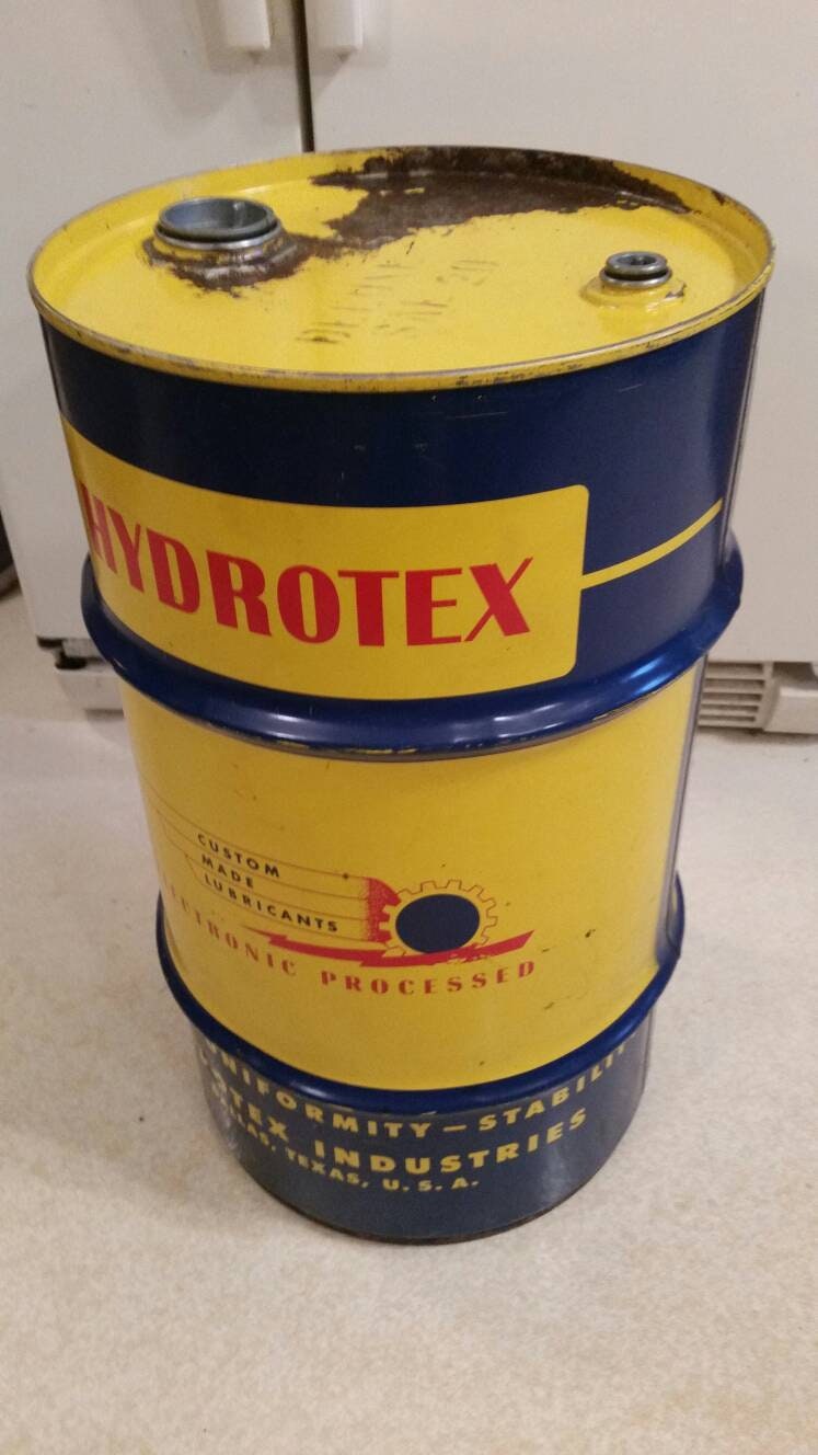 Vintage 15 Gallon Hydrotex Closed Head Oil Keg Barrel Drum - Etsy