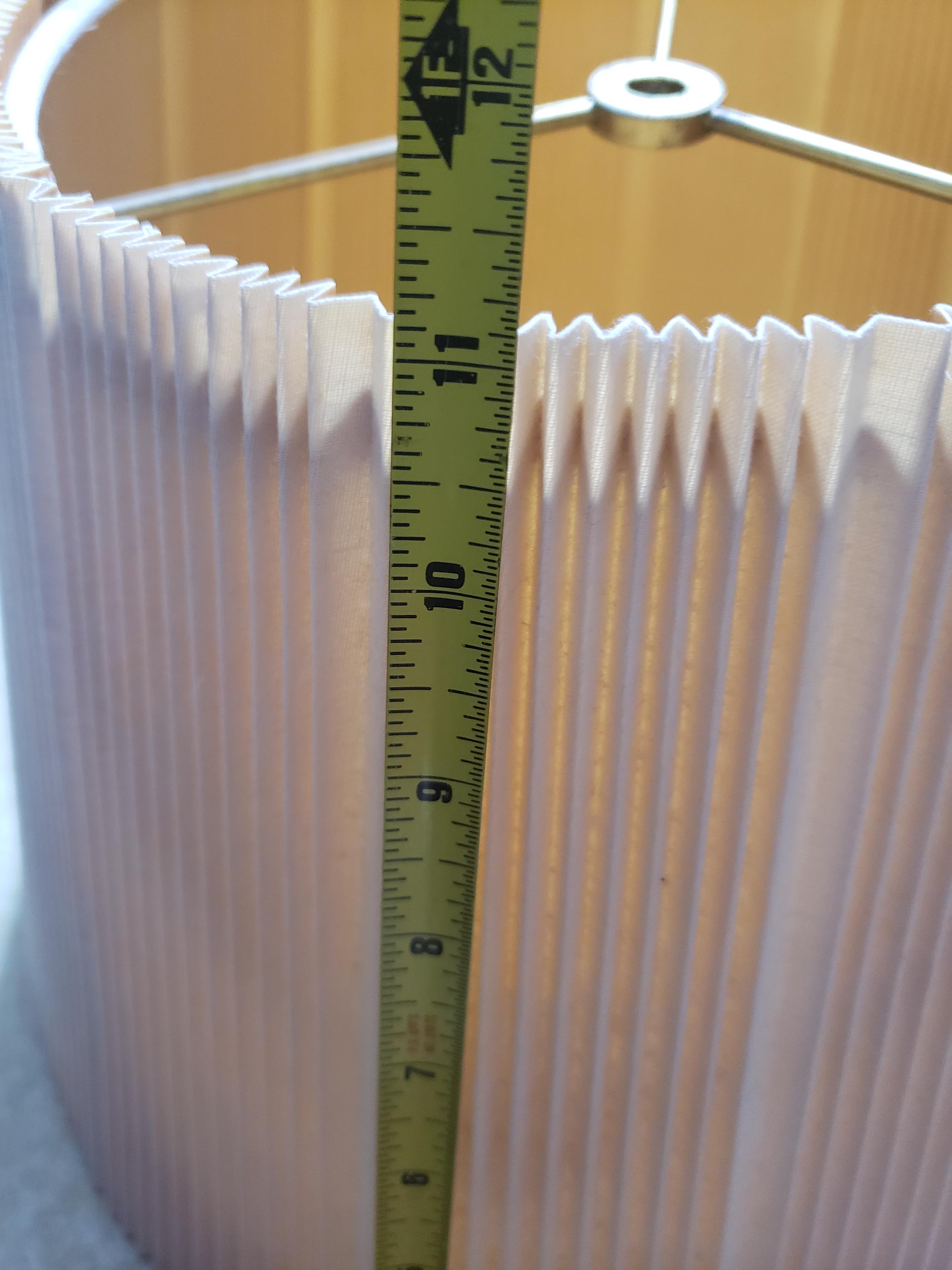 Vtg. Stiffel Pleated Tapered Lamp Shade - Etsy