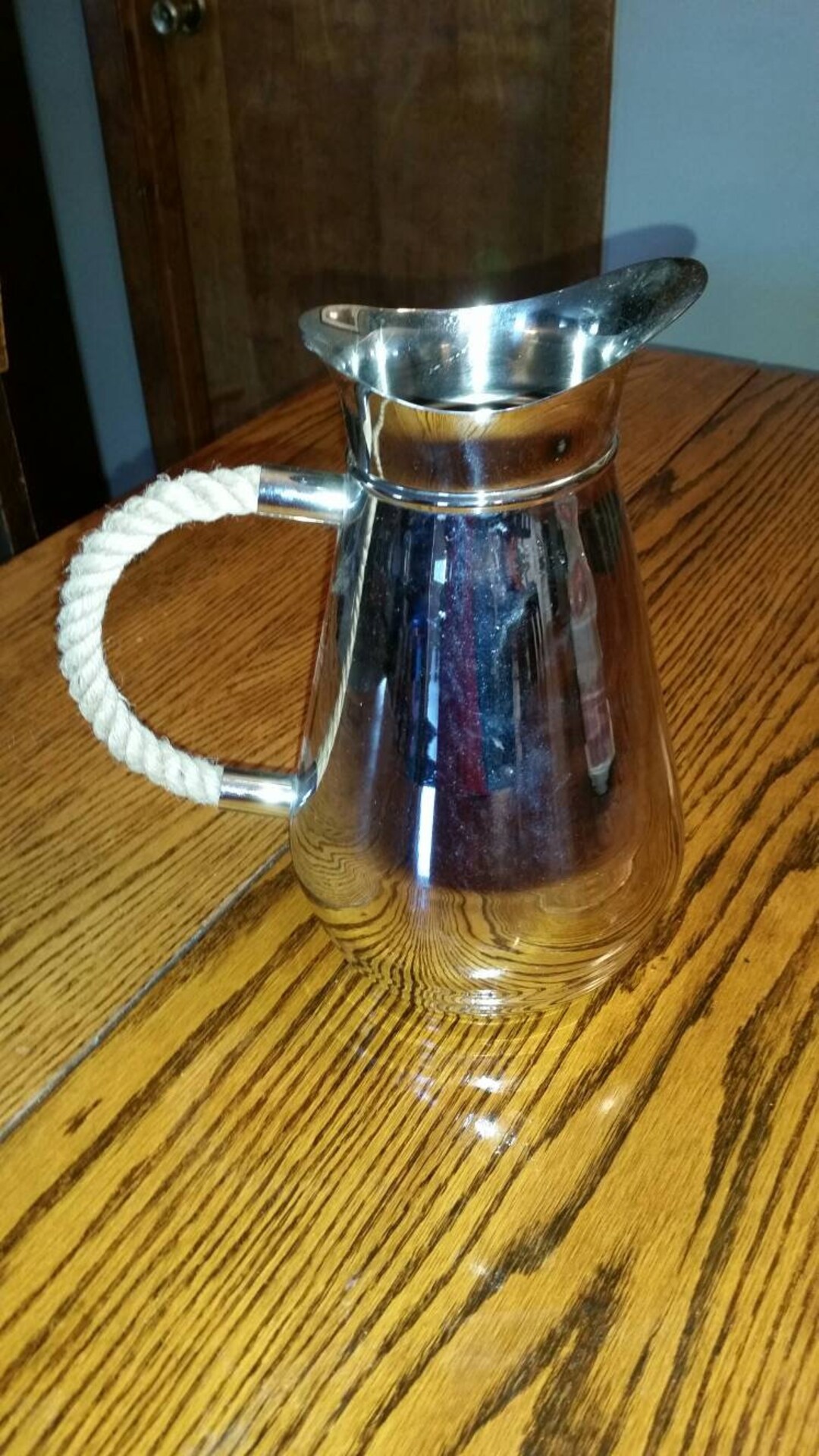 Stainless Steel Pitcher Nautical Pier 1 - Etsy