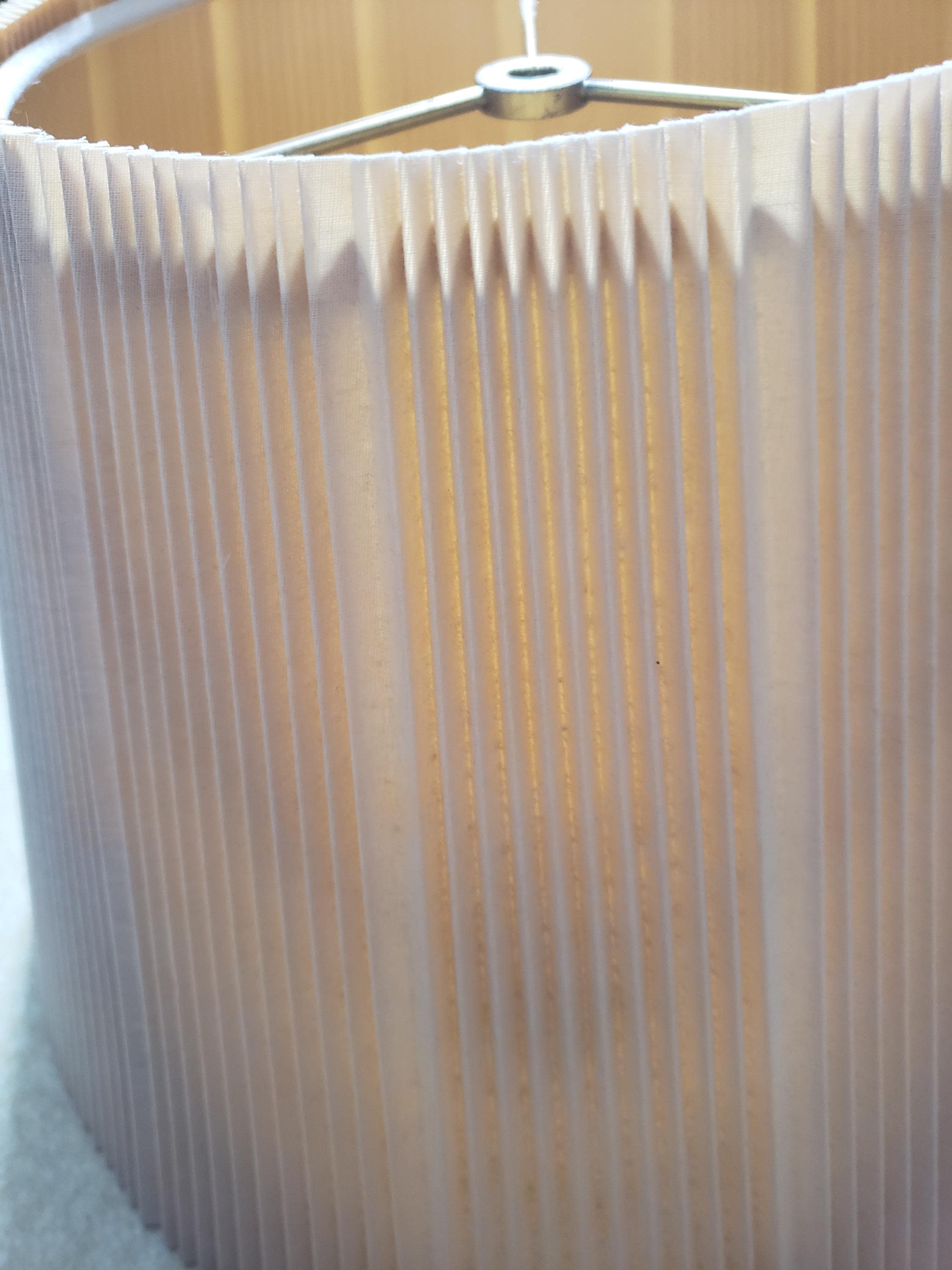 Vtg. Stiffel Pleated Tapered Lamp Shade - Etsy