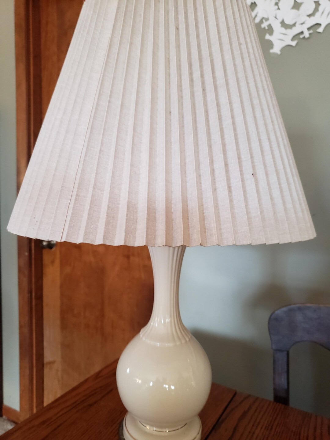Vtg. Stiffel Pleated Tapered Lamp Shade - Etsy