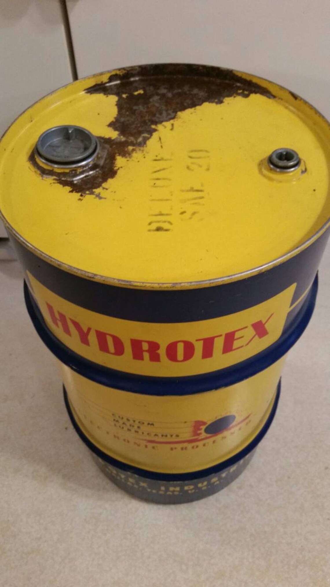 Vintage 15 Gallon Hydrotex Closed Head Oil Keg Barrel Drum - Etsy