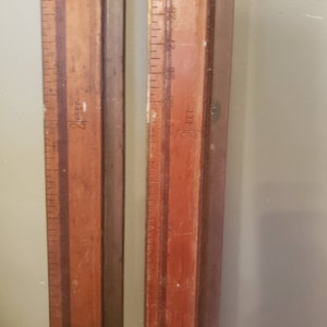 6 Foot Antique Wooden Drafting Ruler Straight Edge - Etsy