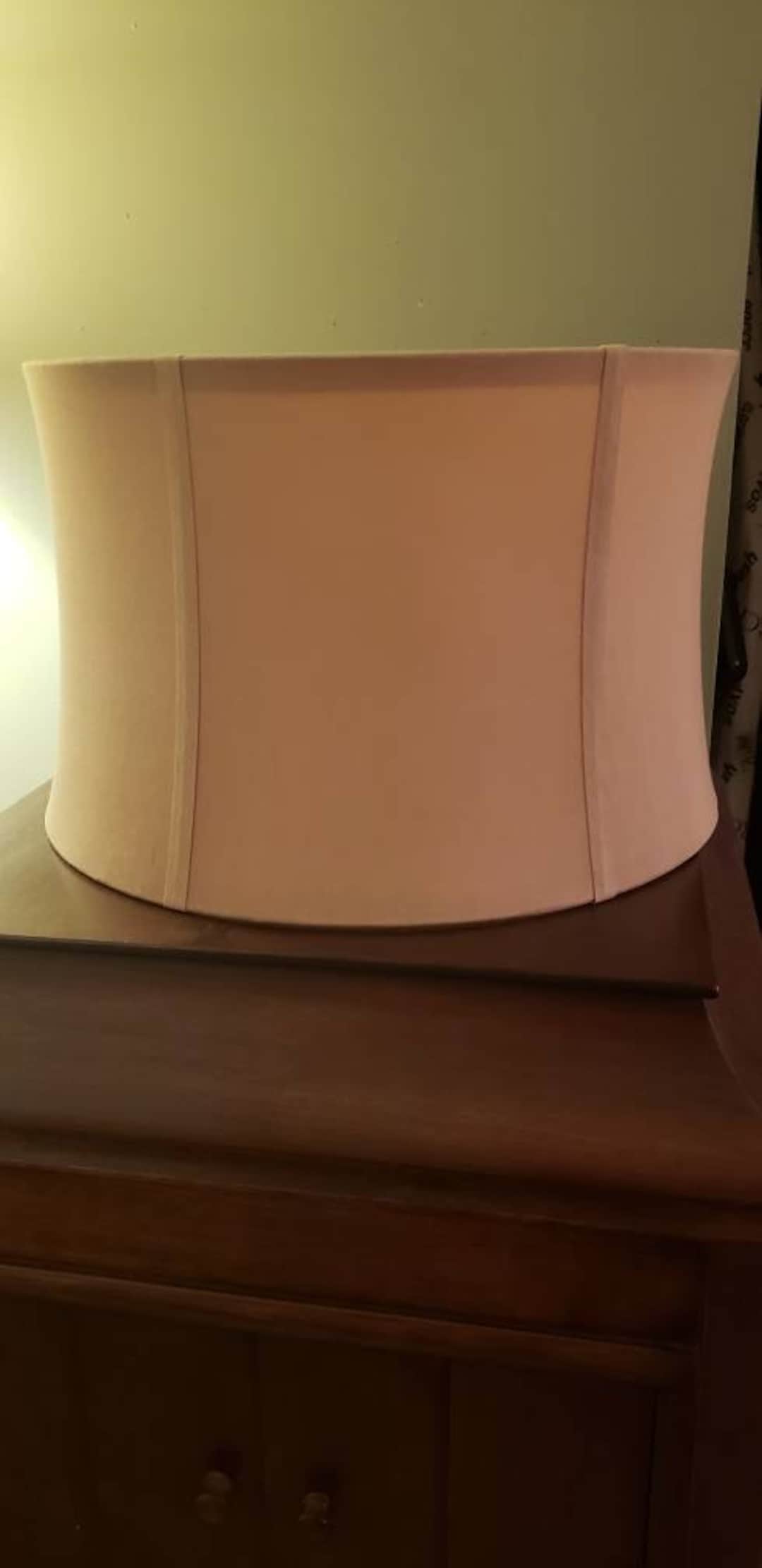 Tan Table Lamp Shade, 11.5 X 11.5 Round Tapered Drum Shape - Etsy