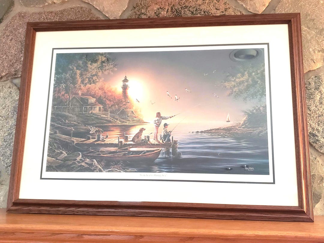 From Sea to Shining Sea, Terry Redlin Custom Framed 38x27 Signed ...