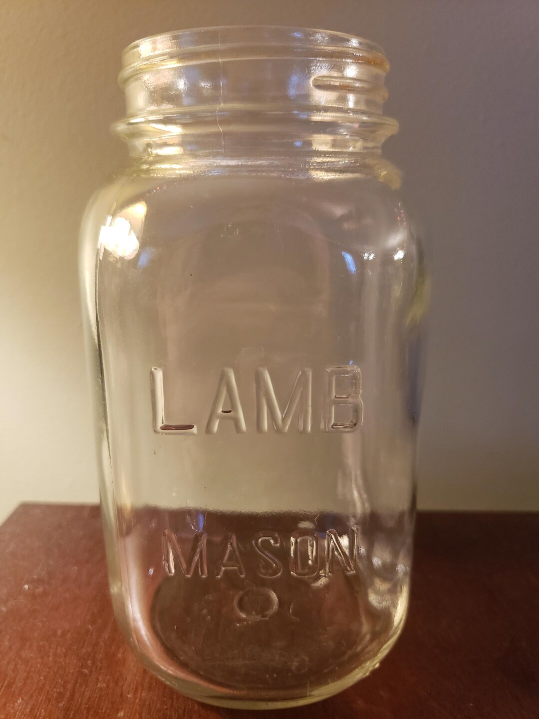 Antique Lamb Mason Preserving Canning Jar Quart - Etsy