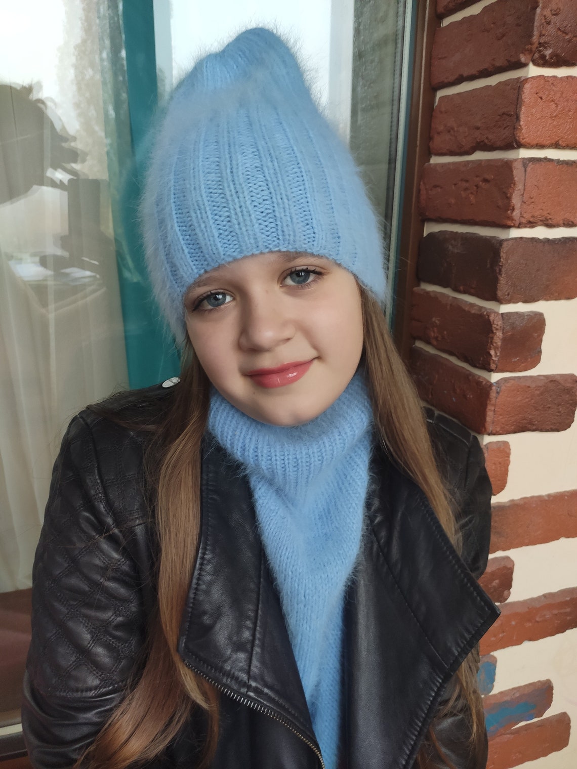 Fluffy Hat, Angora Set, Angora Hat, Soft Hat, Snood, Warm Scarf ...