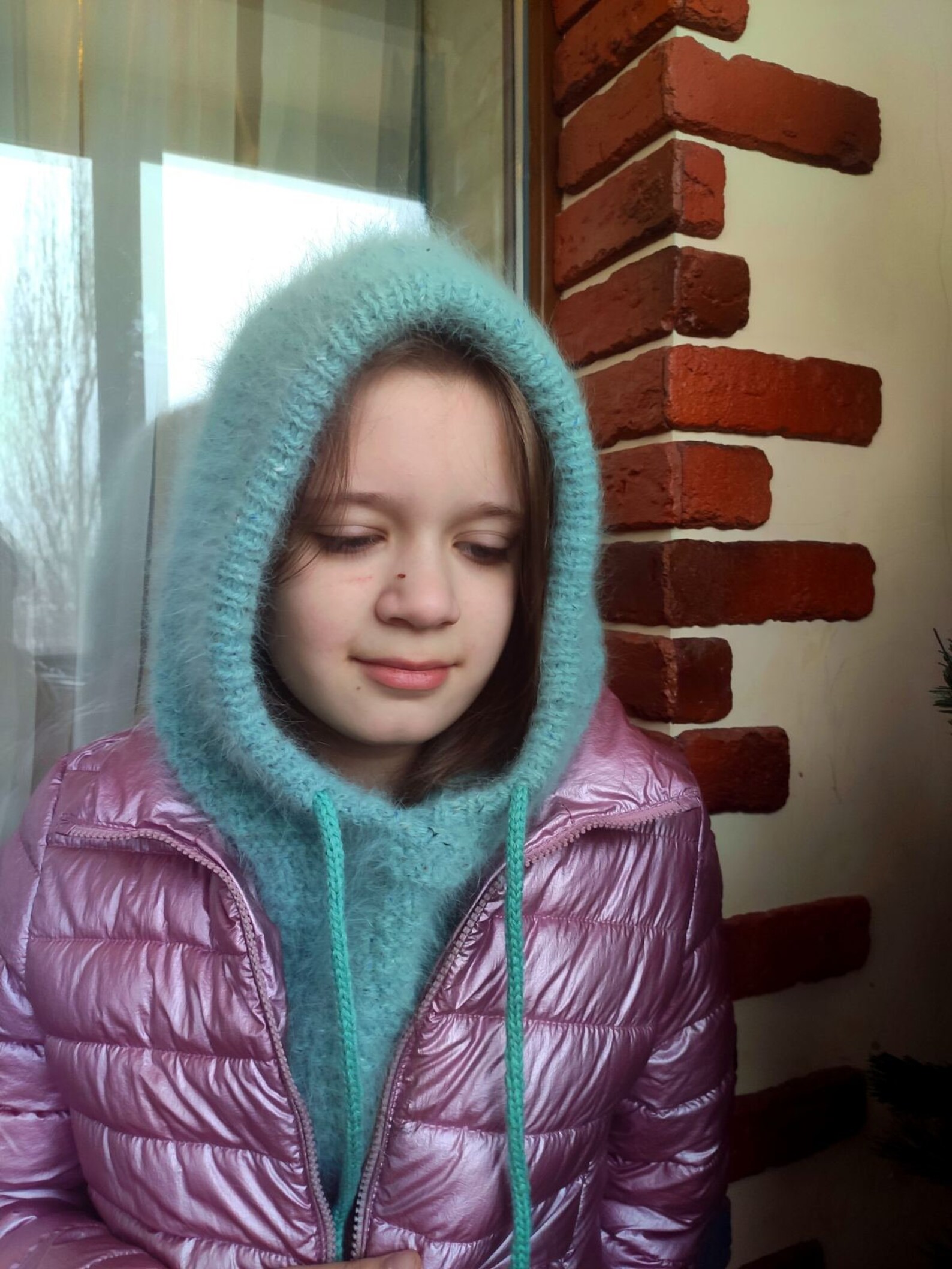 Angora Hood, Fluffy Hood, Soft Helmet, Warm Helmet, Winter Hat, Furry ...