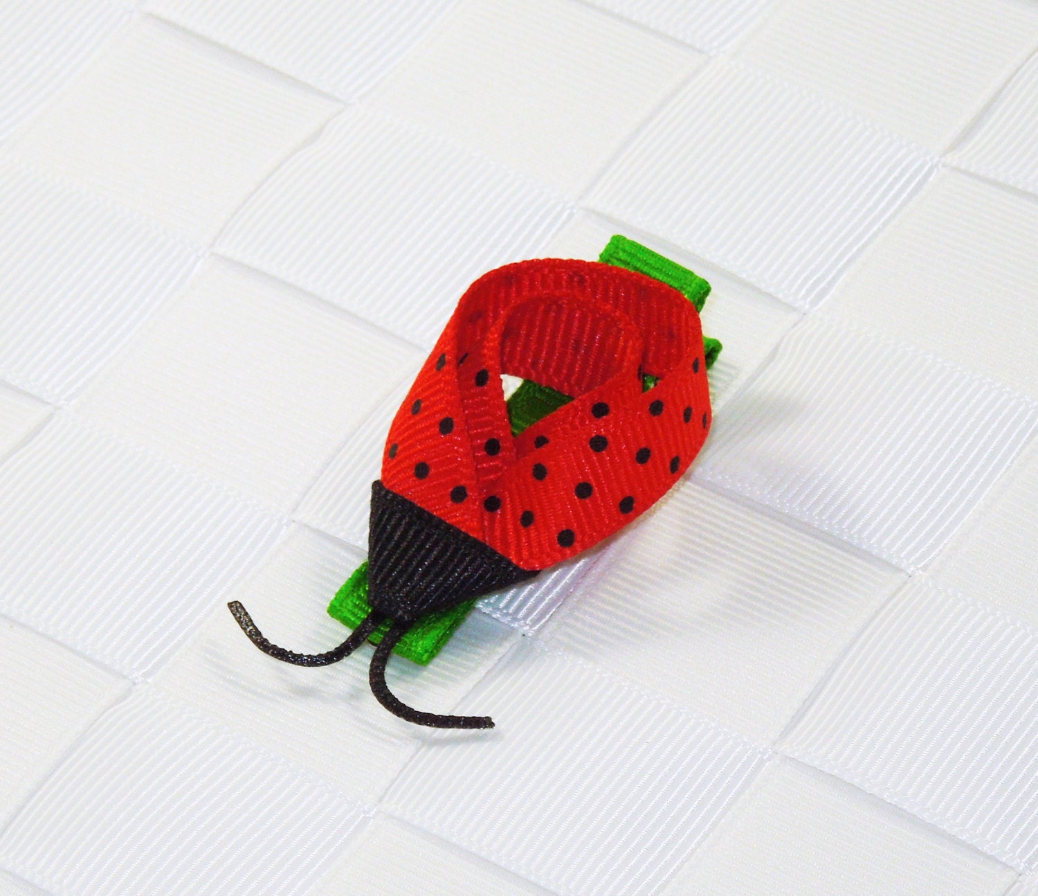 Ladybug Hair Bow Ladybug Hair Clip Lucky Ladybug Bow - Etsy