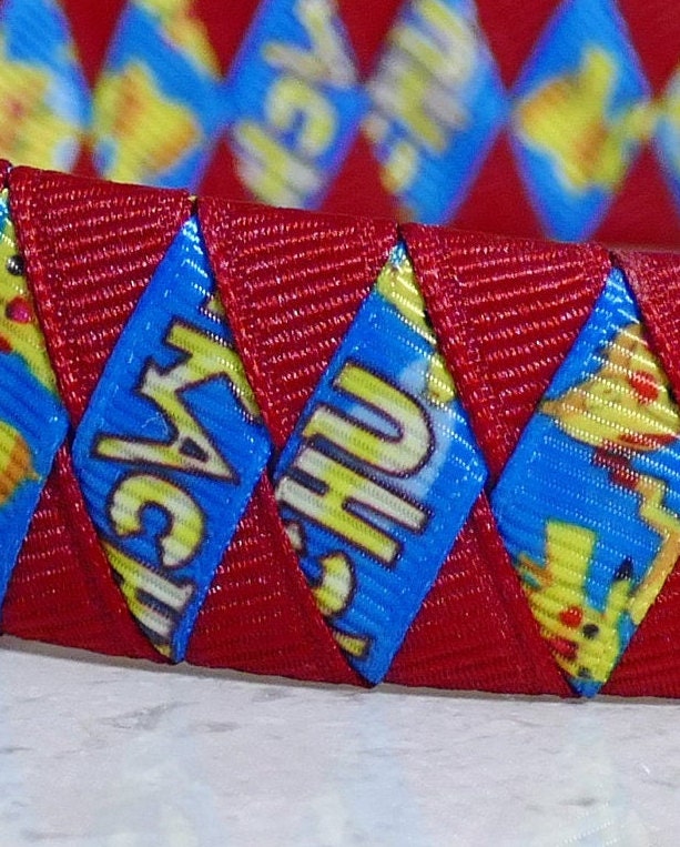 Pokemon Pikachu Ribbon Woven Headband Woven Headband - Etsy