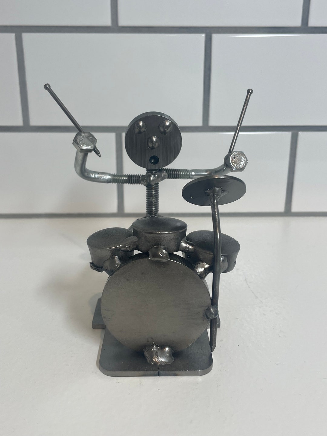 Metal Art Drummer/drummer/drums - Etsy
