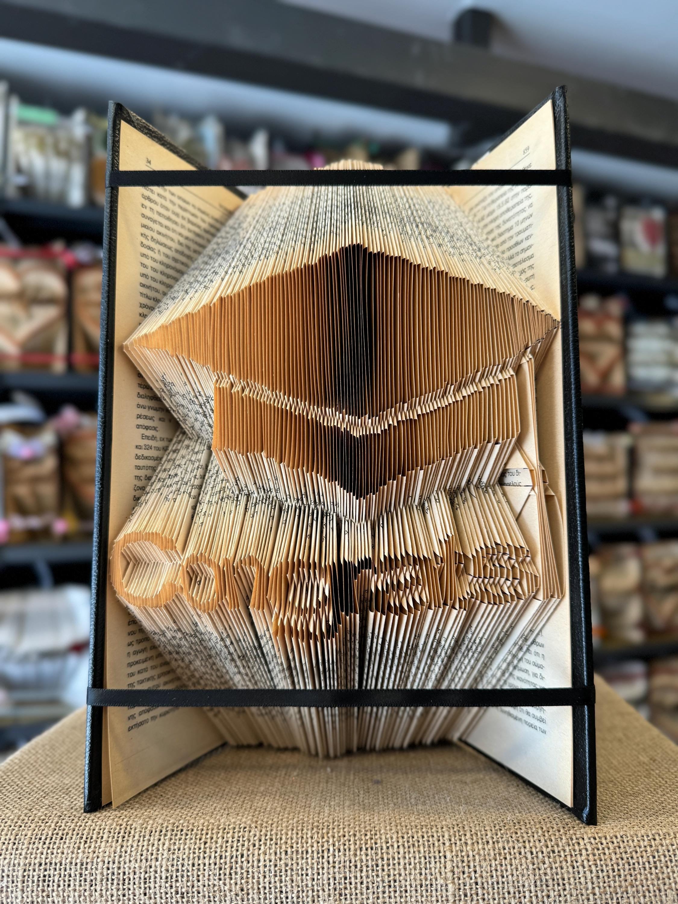 Graduation Book Sculpture With Personalized Word or Date - Folded Book ...