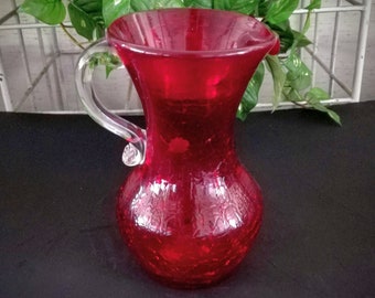 Red Water Pitcher | Etsy