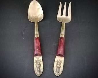 Thai Fork and Spoon - Etsy