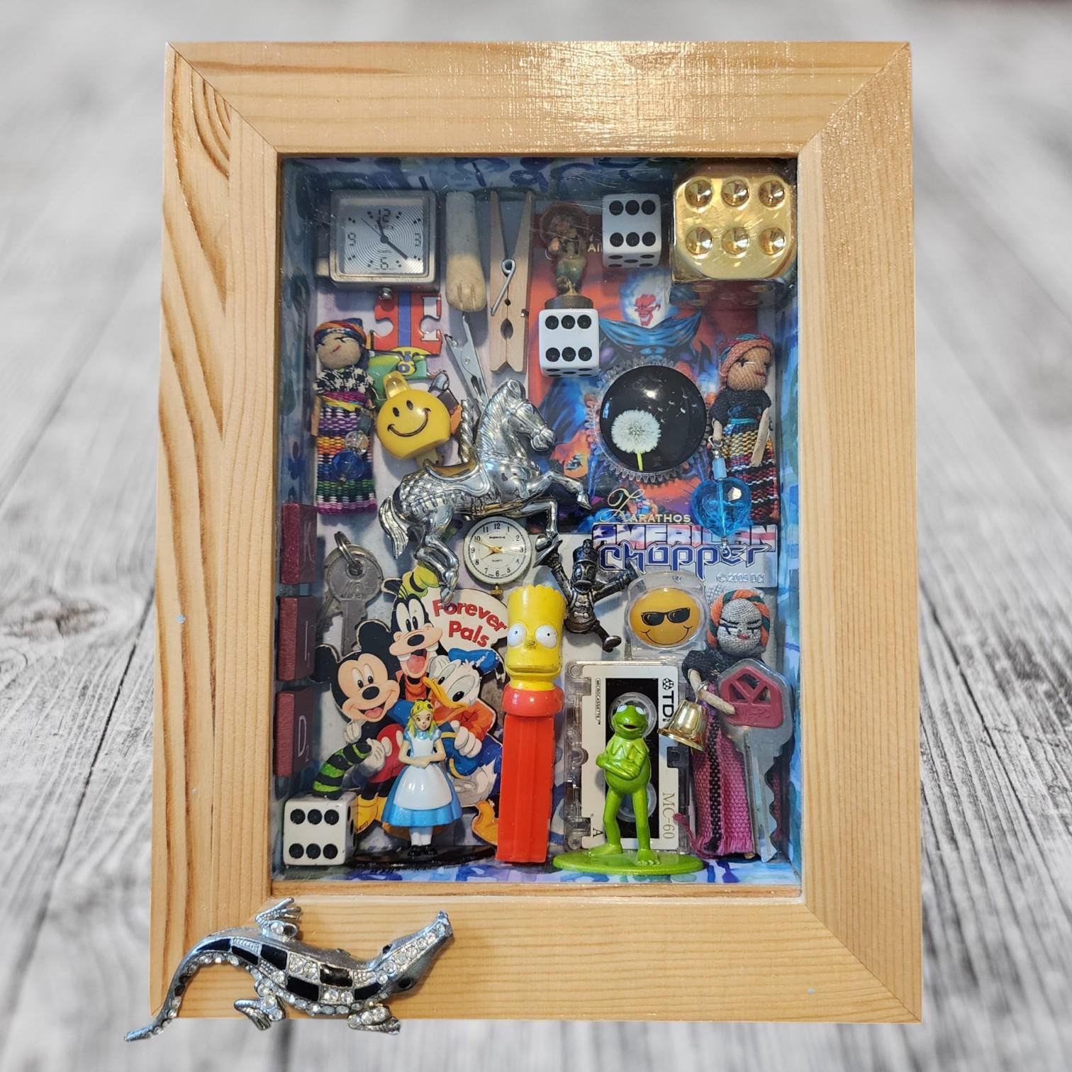 Shadow Box ~ Bart Simpson ~ Kermit ~ Alice in Wonderland ~ Disney ...