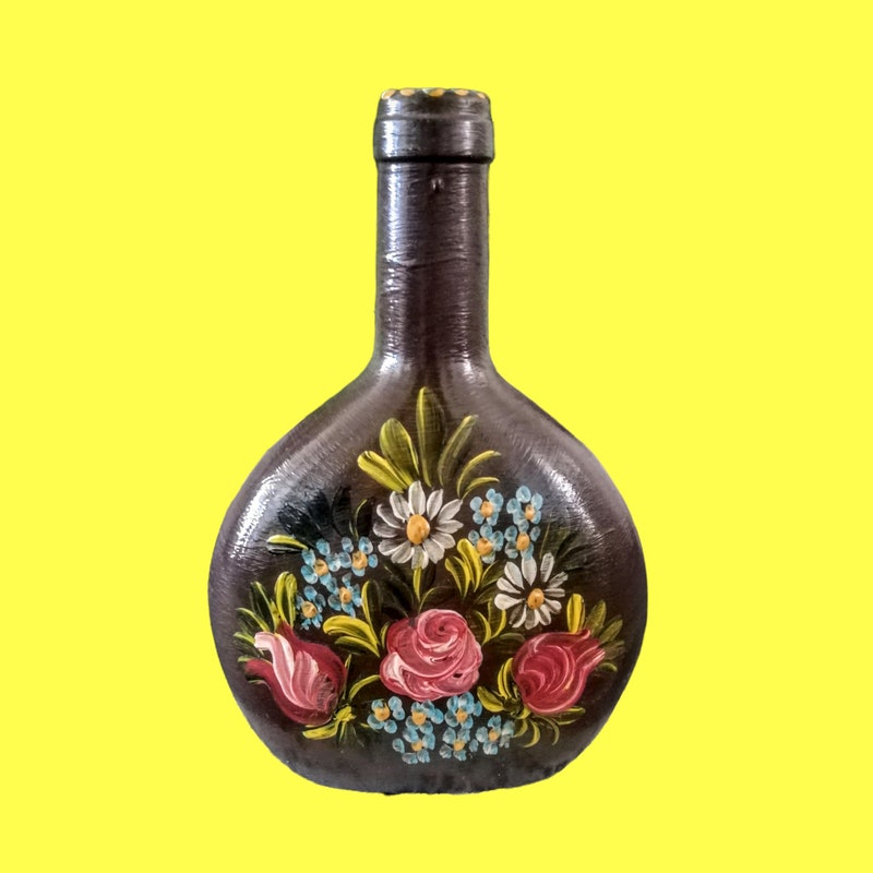 Hand Painted Bottles - Etsy