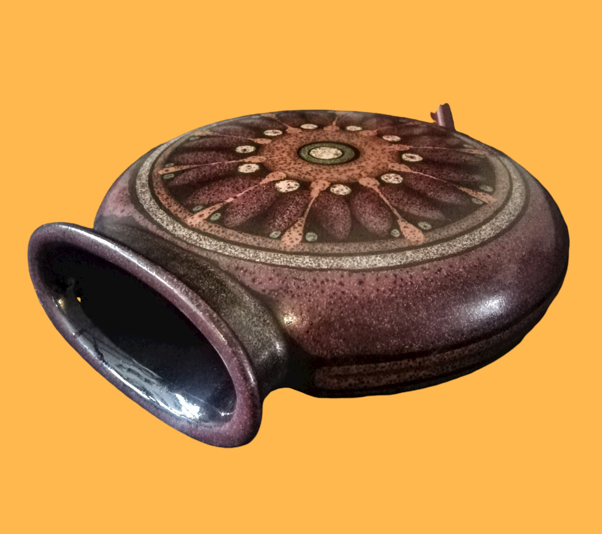 Ceramic Wall Vase KMK Manuell Hand Painted West Germany | Etsy