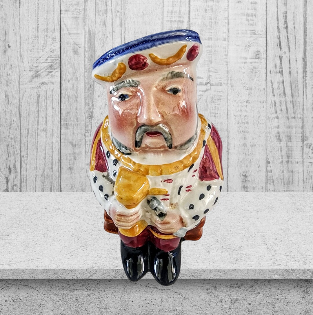 Henry the VIII (eighth) Character Mug ~ Whimsical 8" Ceramic Toby Mug ...