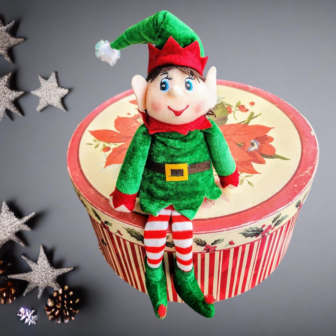 Elf on a Shelf Doll ~ Colorful Christmas Decorations ~ 12 Inch - Etsy