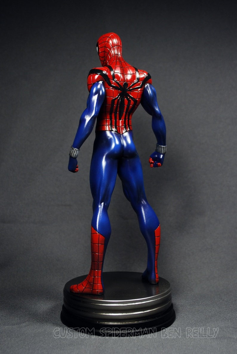 Custom Inspired by BEN REILLY Classic SPIDERMAN Resin Statue Bowen ...