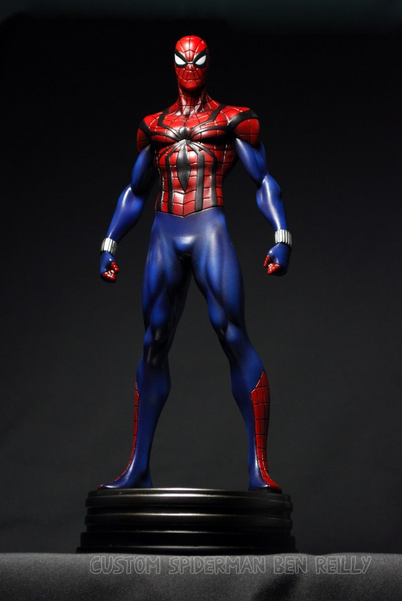 Custom Inspired by BEN REILLY Classic SPIDERMAN Resin Statue Bowen ...