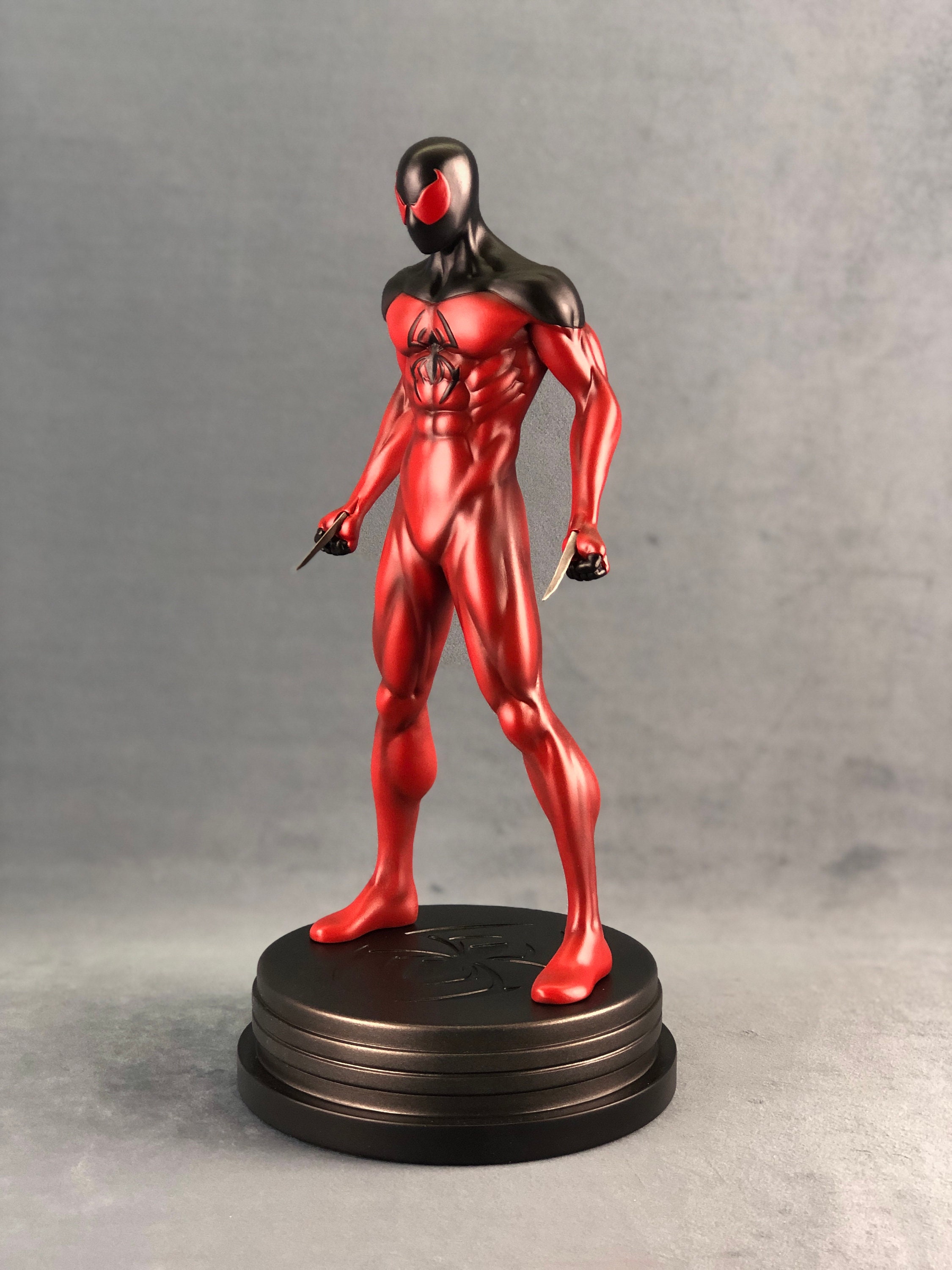 Custom Inspired by SPIDERMAN SCARLET KAINE Resin Statue Bowen Scale ...
