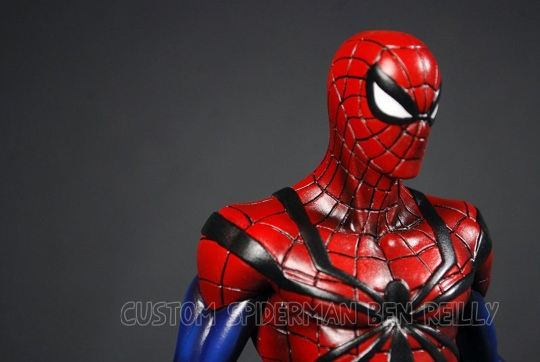 Custom Inspired by BEN REILLY Classic SPIDERMAN Resin Statue Bowen ...