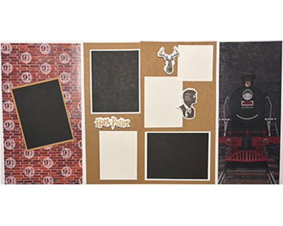 Wizarding World Express Scrapbook Page Kit - Etsy