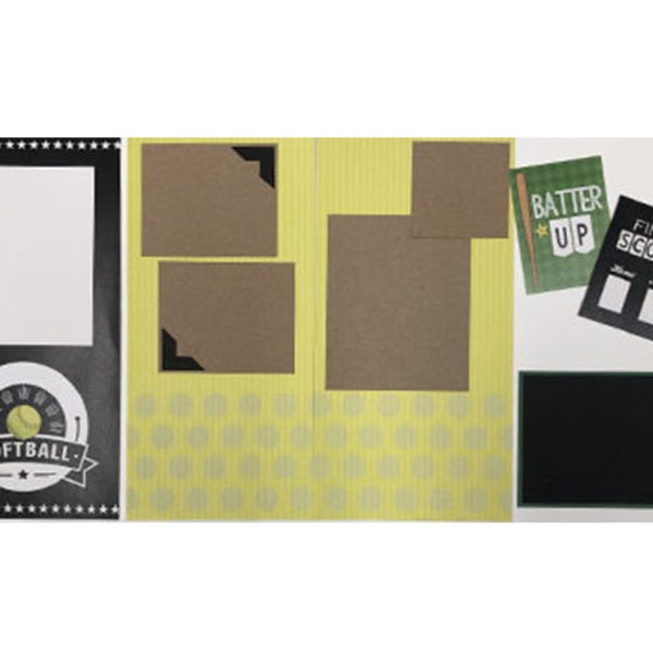 Softball Scrapbook - Etsy