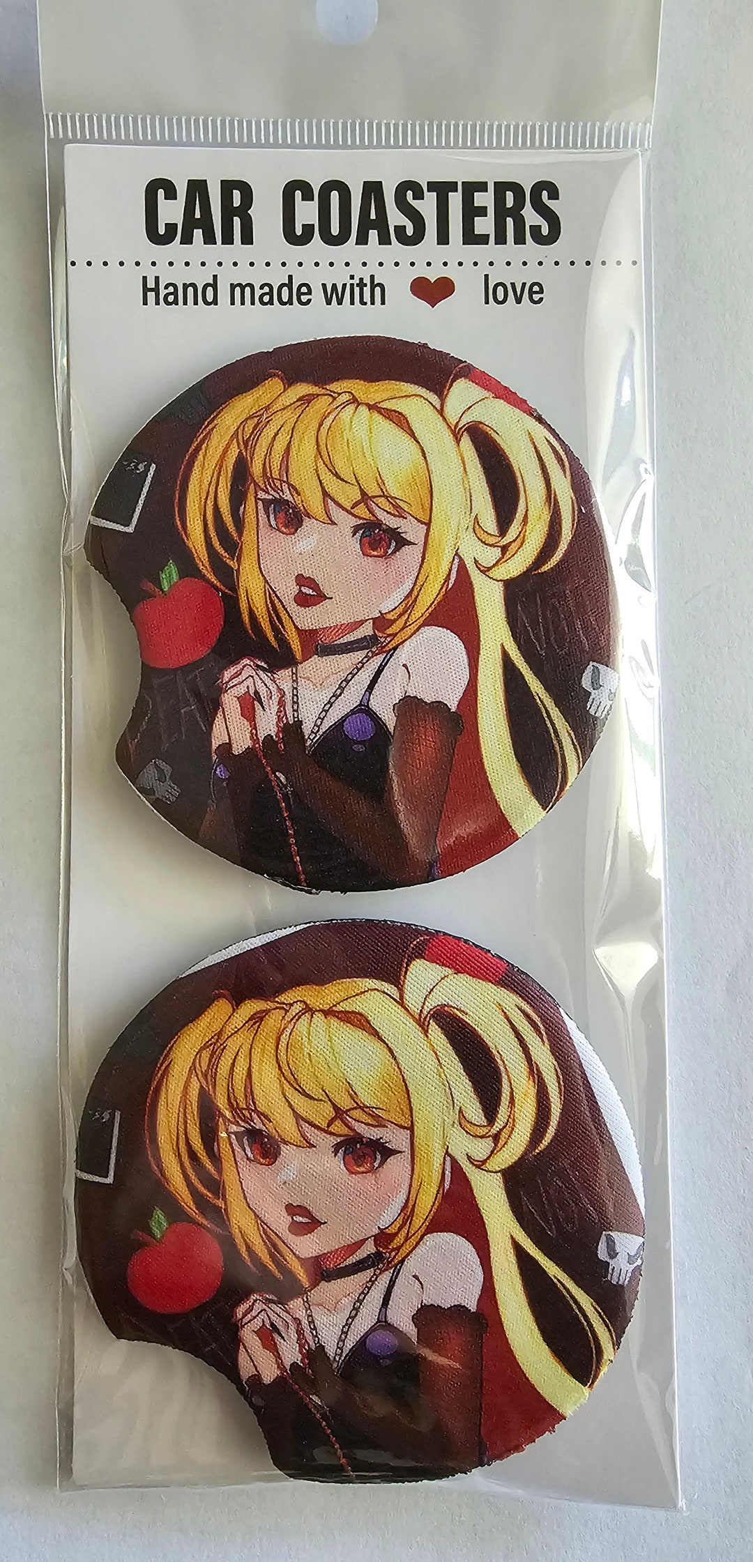 Car Coasters Death Note Misa - Etsy