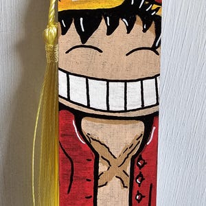One Piece, Luffy Bookmark - Etsy